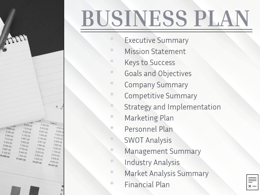 A comprehensive, investor-ready business plan | Upwork