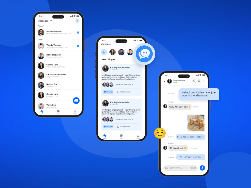 A Social Media app using React Native | Instagram Clone | Messaging App | Upwork