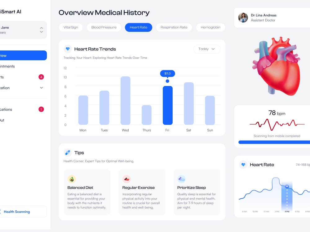 A clean, unique design for you Saas Product (Dashboard) | UI/UX | Figma ...