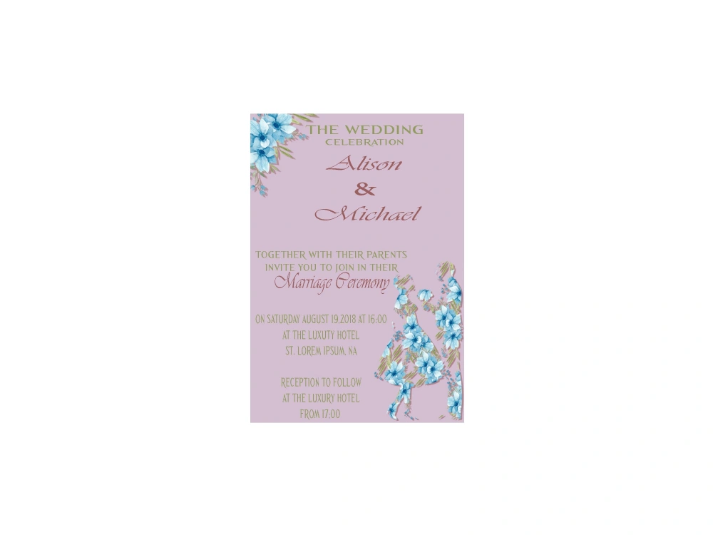 A great looking invitation for your wedding | Upwork