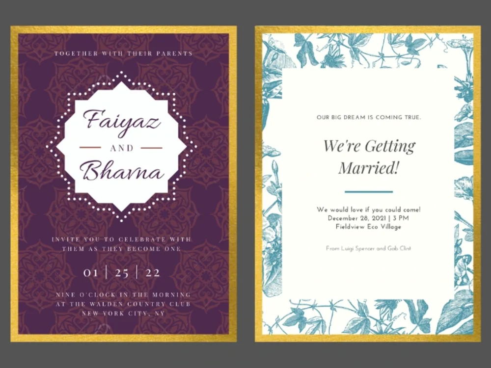 Amazingly designed invitation cards | Upwork