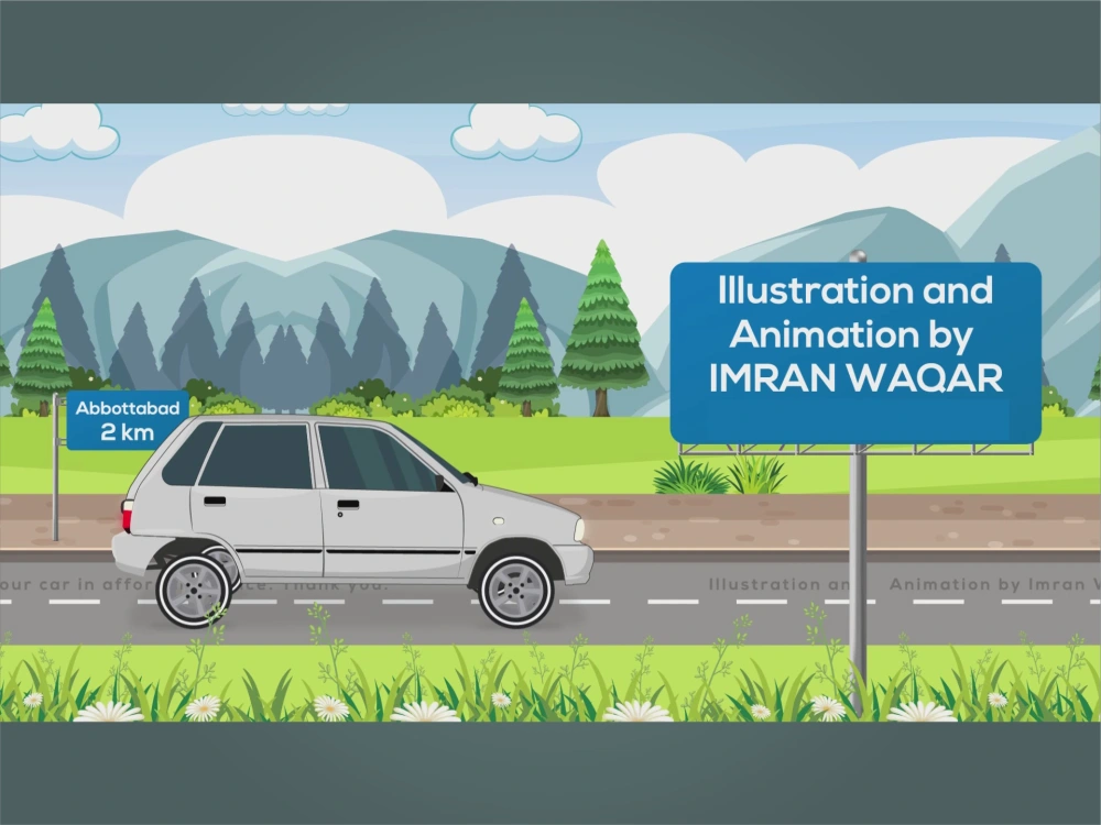 Fantastic vector illustration of your car, any vehicle, 2d car ...