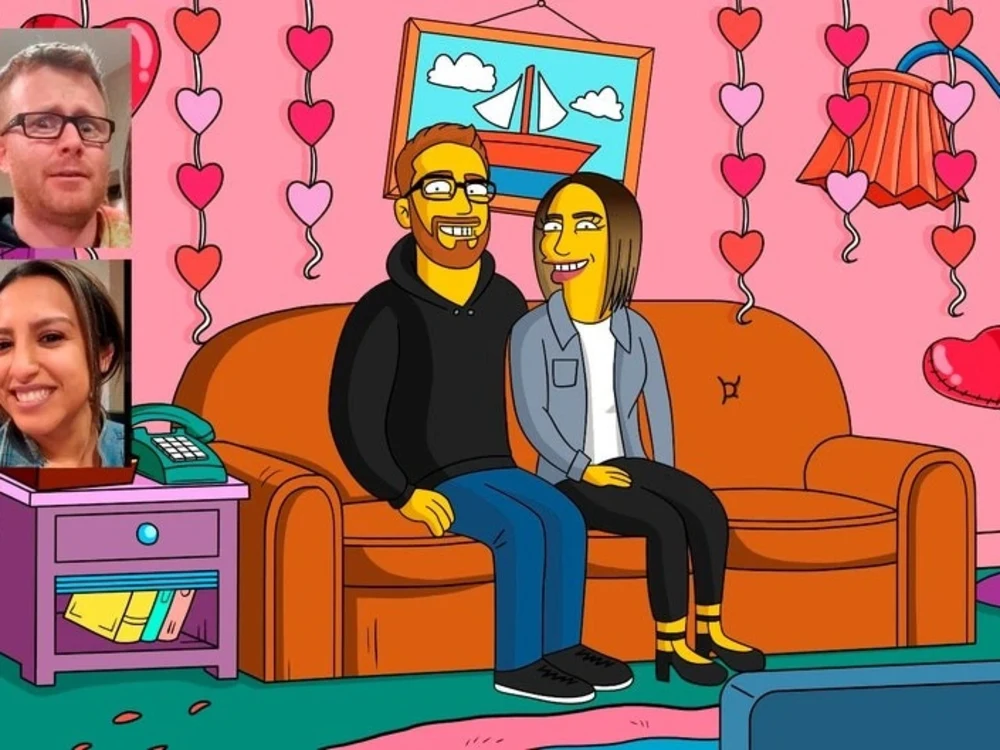 A draw you and your family in simpsons style portrait | Upwork