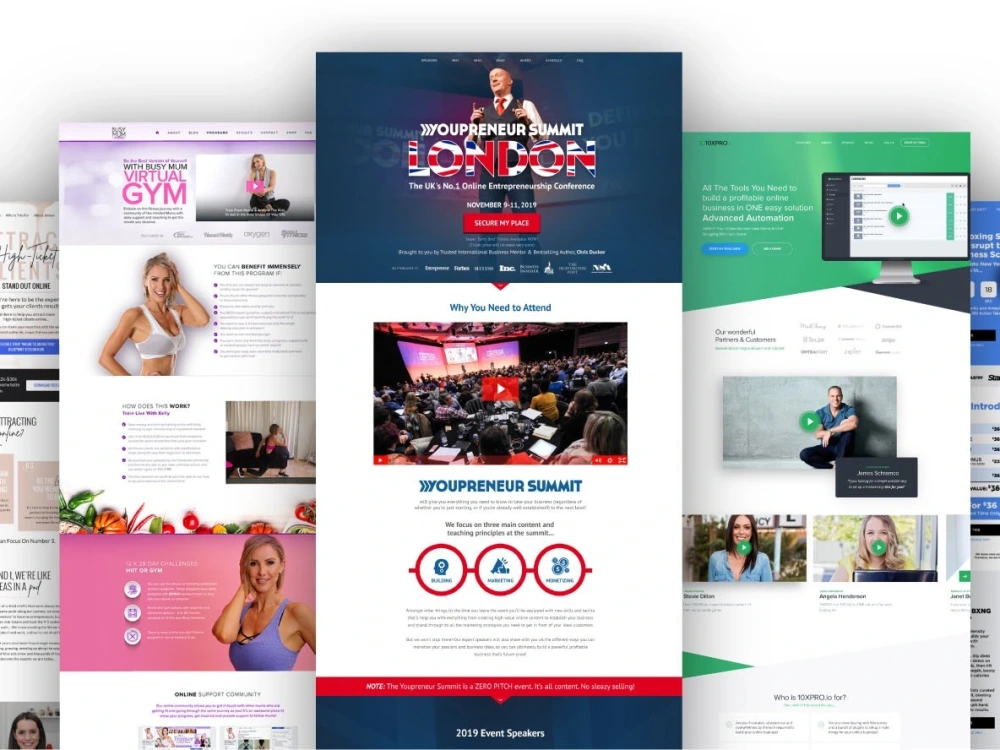 A fantastic fully responsive and functional website built in React / Vue. | Upwork