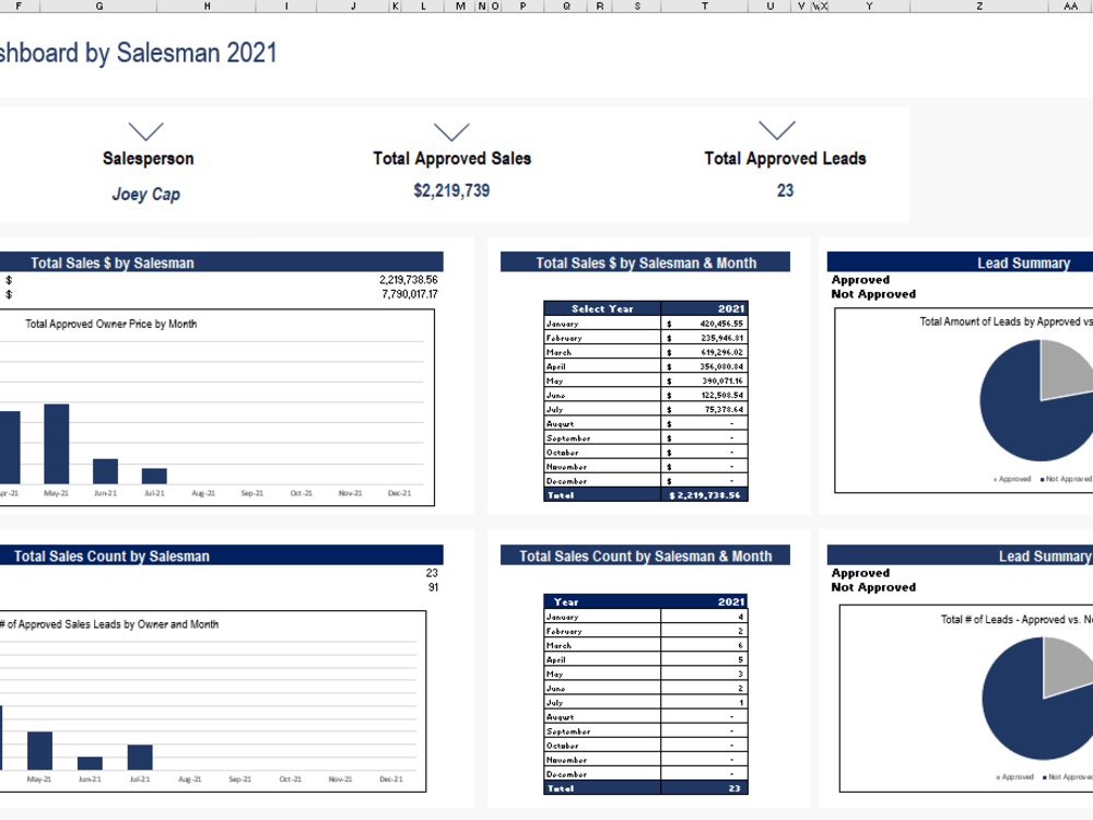 A Professional, Interactive Excel Visualization Dashboard | Upwork