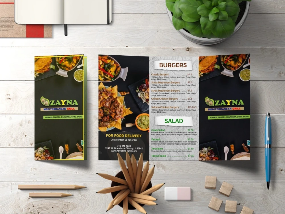 An Eye-Catching Professional Flyer,Brochure,Menu Design for your ...