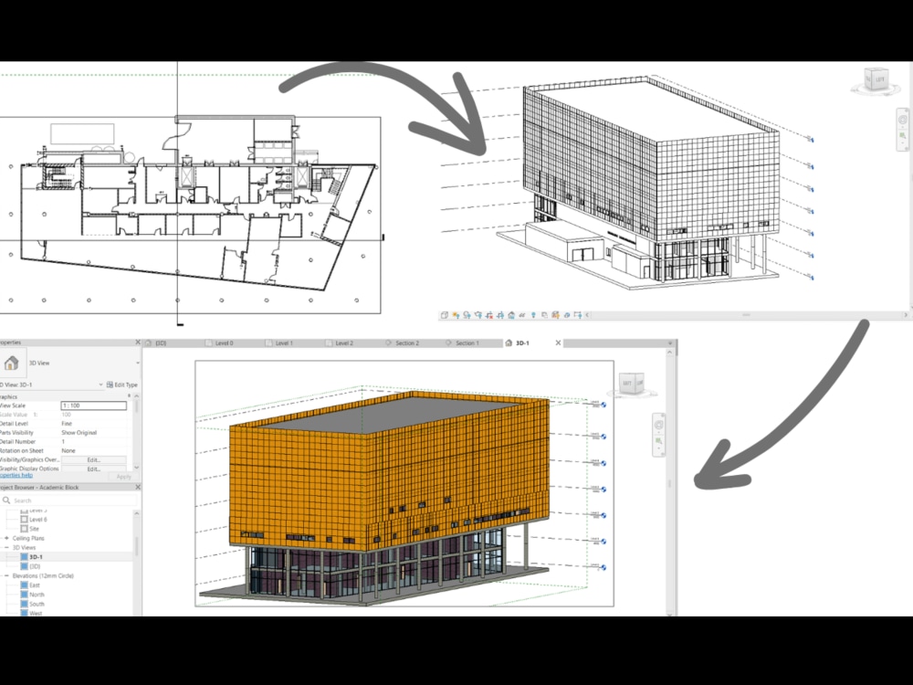 Best architectural drawing and 3d modeling in Revit and cad | Upwork