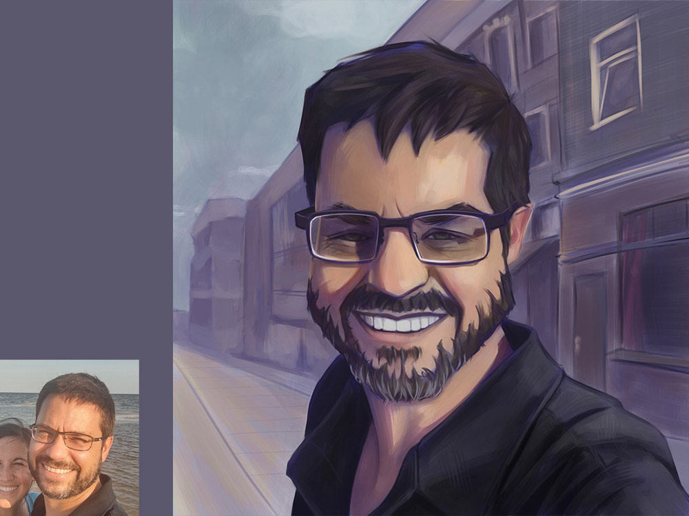 A Custom Hand-Painted, High-Resolution Digital Portrait | Upwork