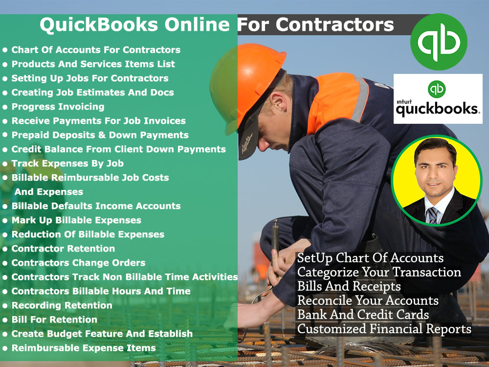 Monthly Bookkeeping In QuickBooks Online For Contractor | Upwork