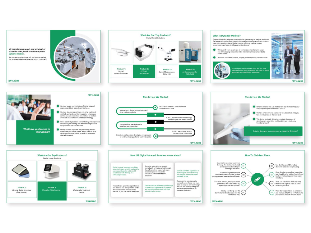 A professional clean pitch deck design | Upwork