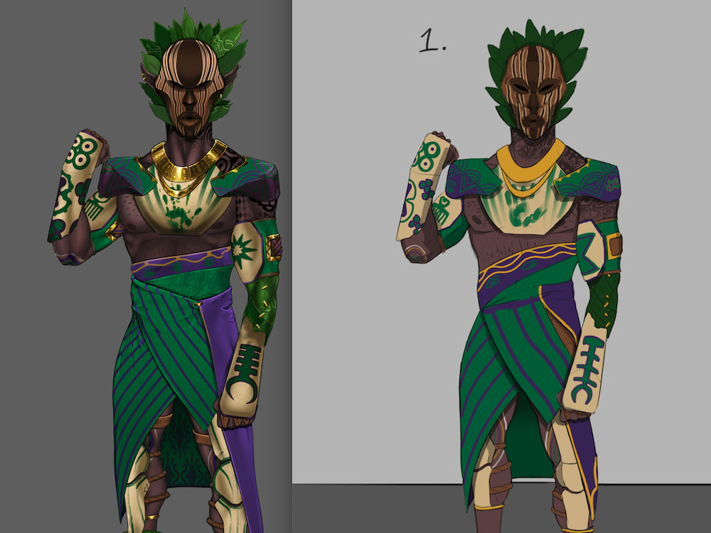 Character Concept Art with functional Design | Upwork