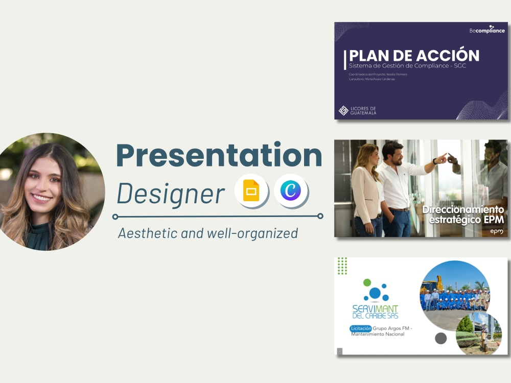 Your presentations look professional using google slides and canva | Upwork