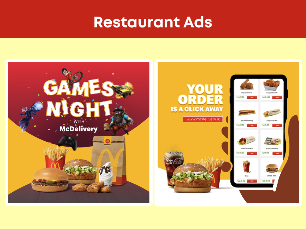 Incredible Restaurant Social Media Posts for Facebook and Instagram ...