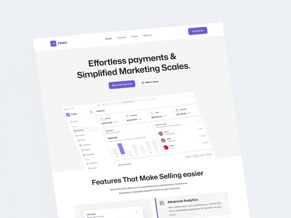 A website design in Figma | Upwork