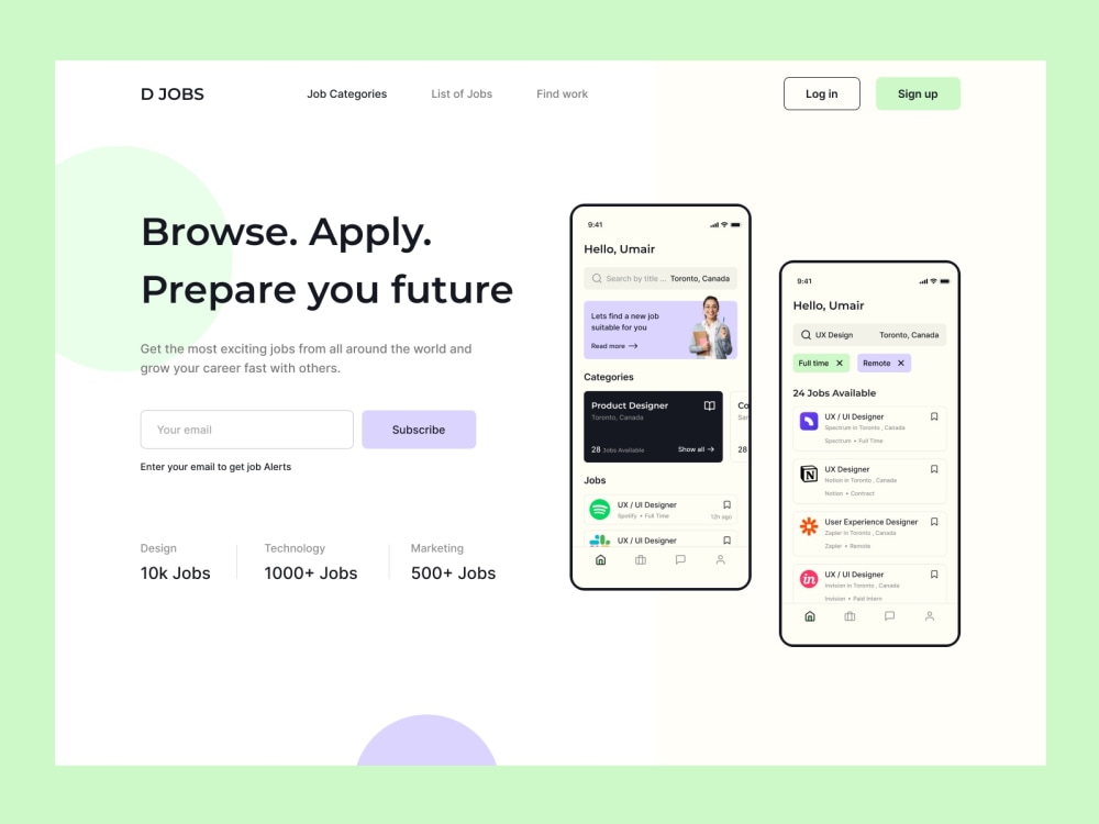 A website design in Figma | Upwork