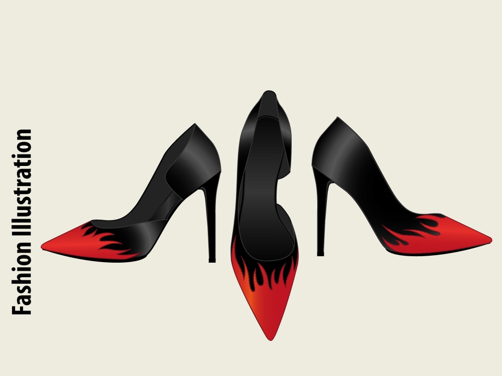 Shoes Illustration and Technical Drawings | Upwork