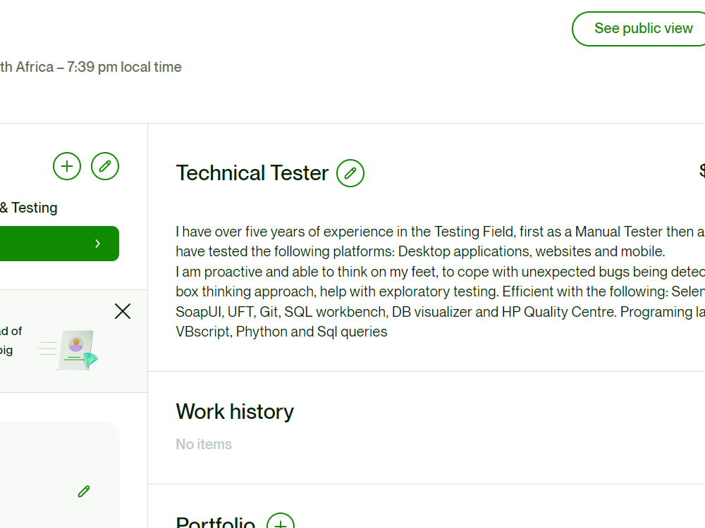 Full stack Quality Assurance Engineer | Upwork
