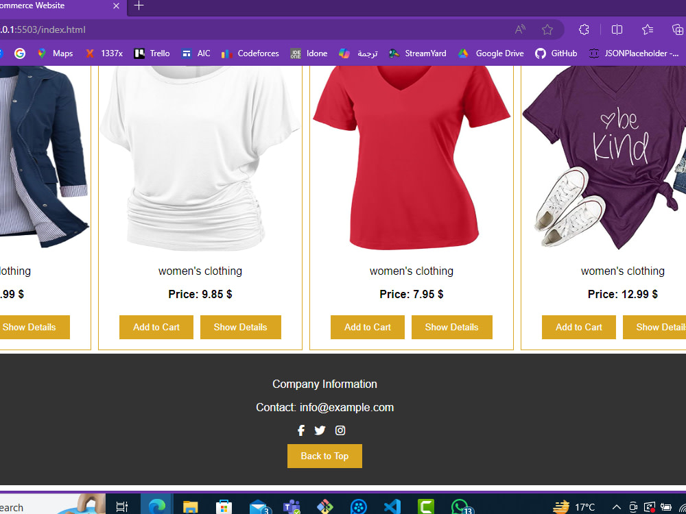 Website Frontend Design And Development Using Html Css Javascript Upwork