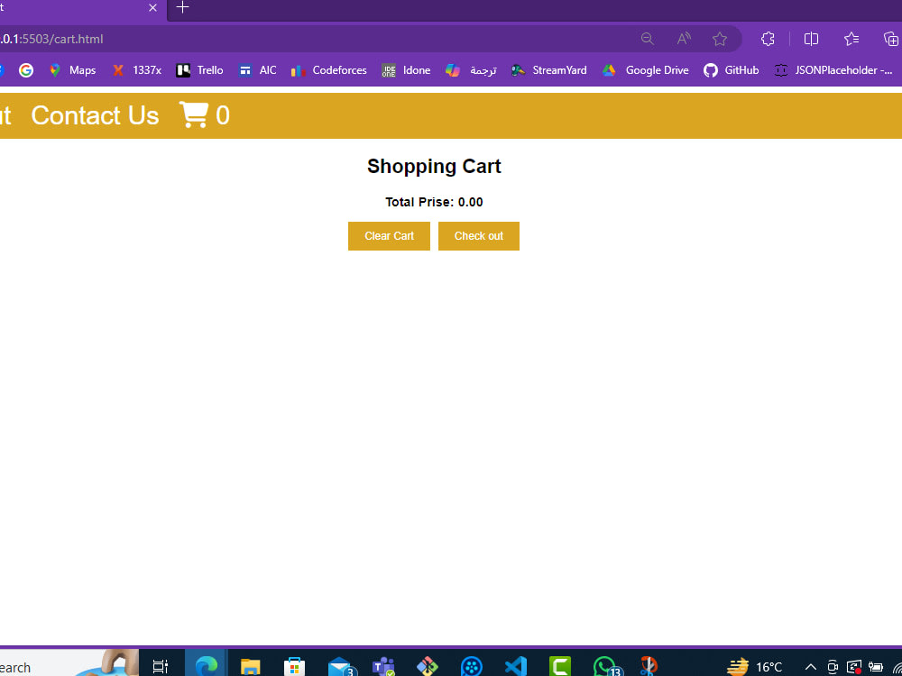 Website Frontend Design And Development Using Html Css Javascript