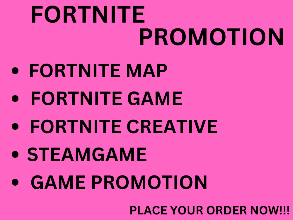 Fortnite game promotion, Fortnite map, steam game and online game ...