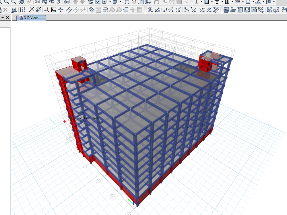 Etabs structure design for civil works | Upwork
