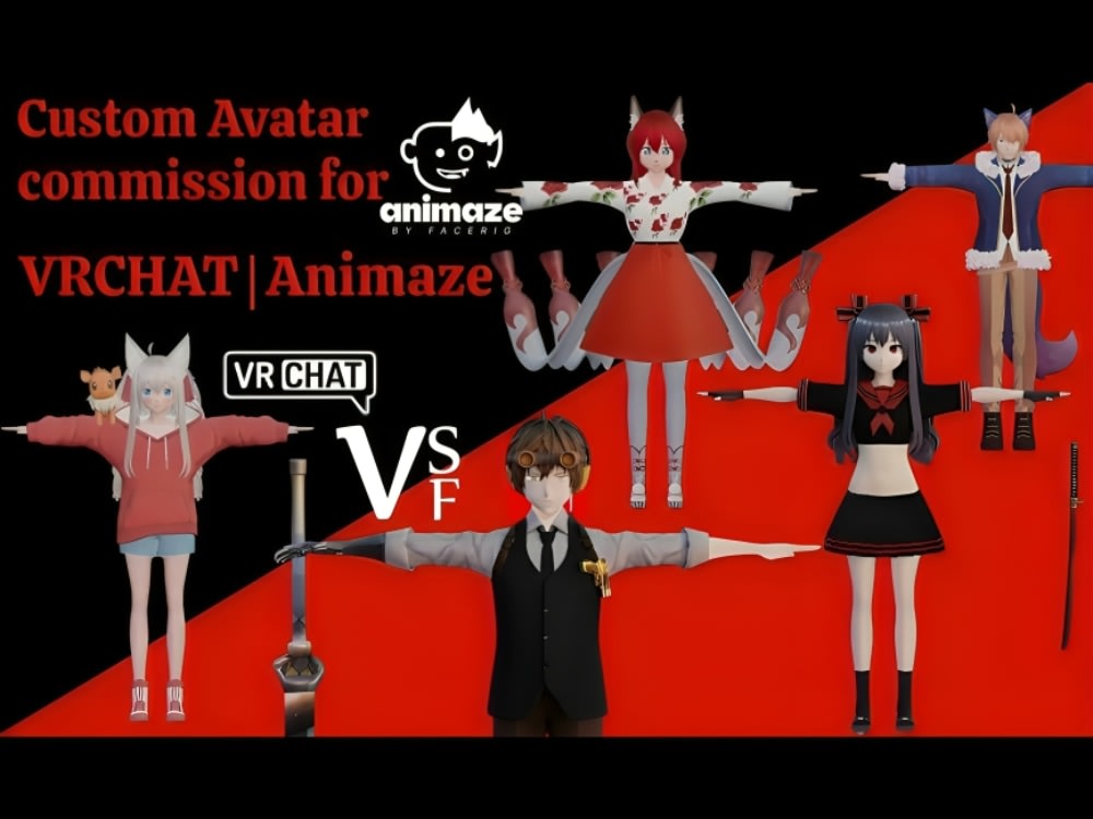 An epic VRChat avatar with all the features you want | Upwork
