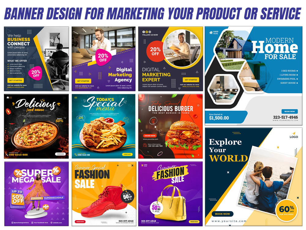Best Banner Ads Design, Facebook Banner Design and LinkedIn Banner | Upwork