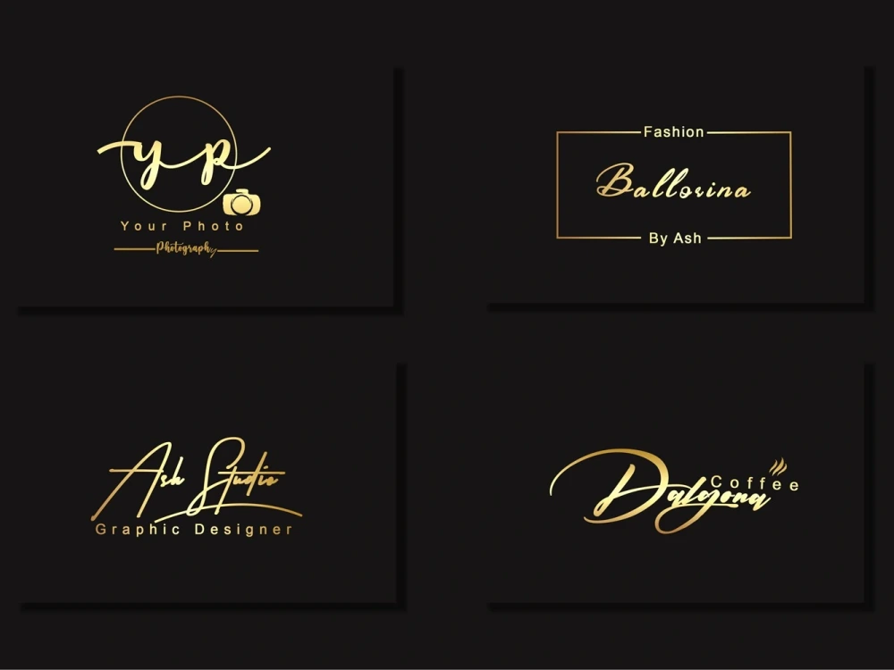 Signature and calligraphy logo designs | Upwork