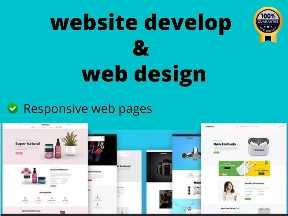 Custom website responsive design using HTML CSS JS PHP | Upwork