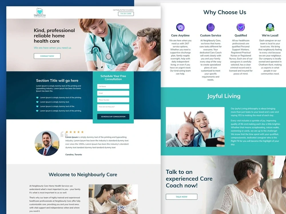 High converting landing page using unbounce instapage convertri | Upwork