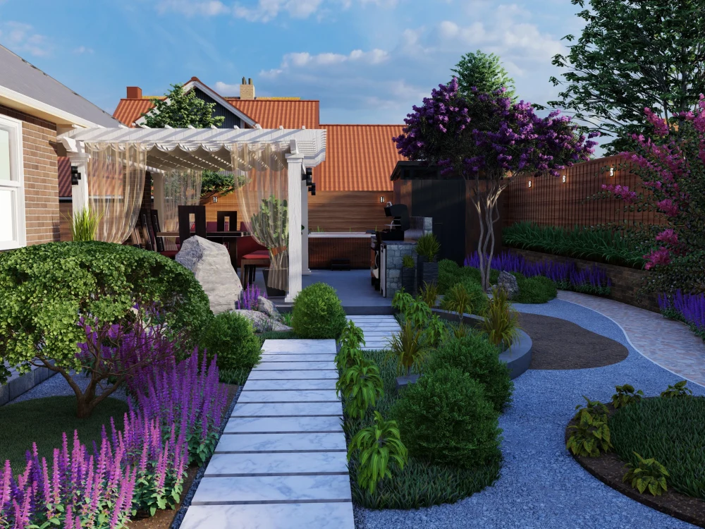 An Unique Landscape Design for Your Garden with Realistic Renderings ...