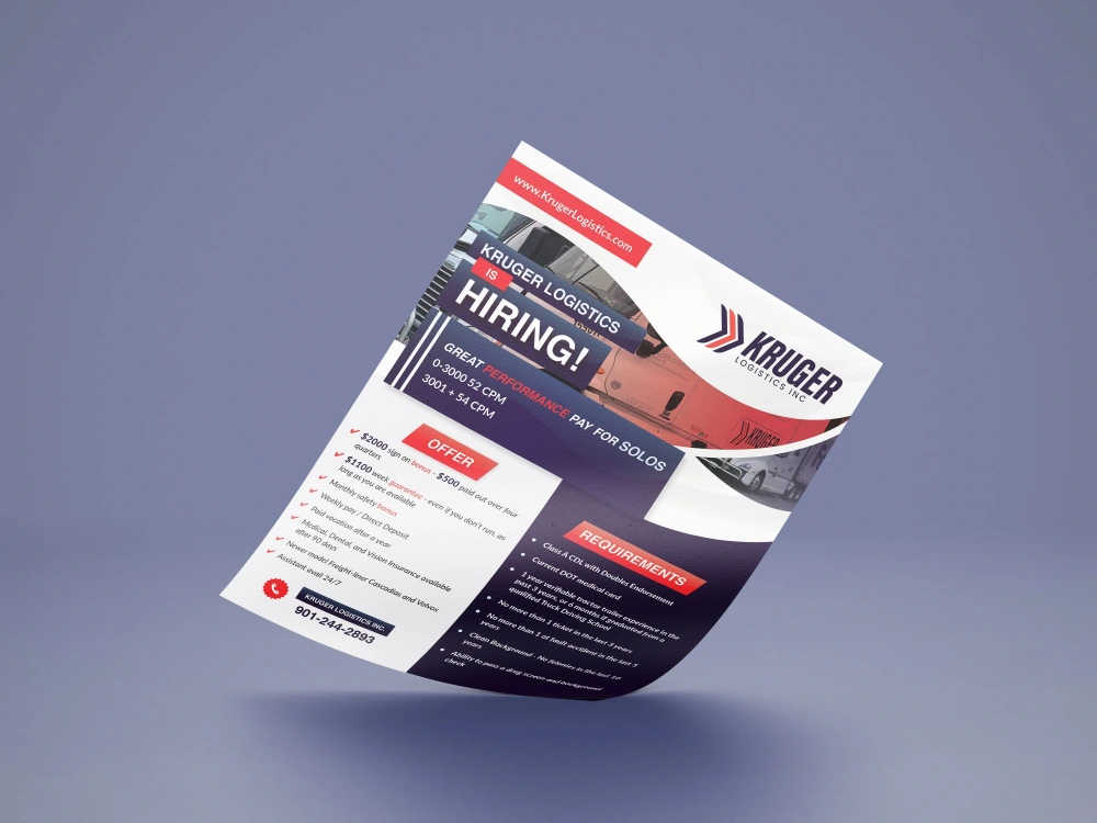 A professional, modern and unique flyer | Upwork