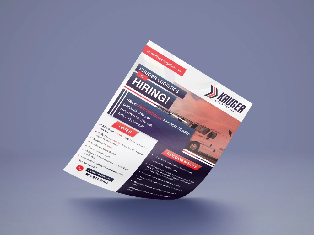 A professional, modern and unique flyer | Upwork