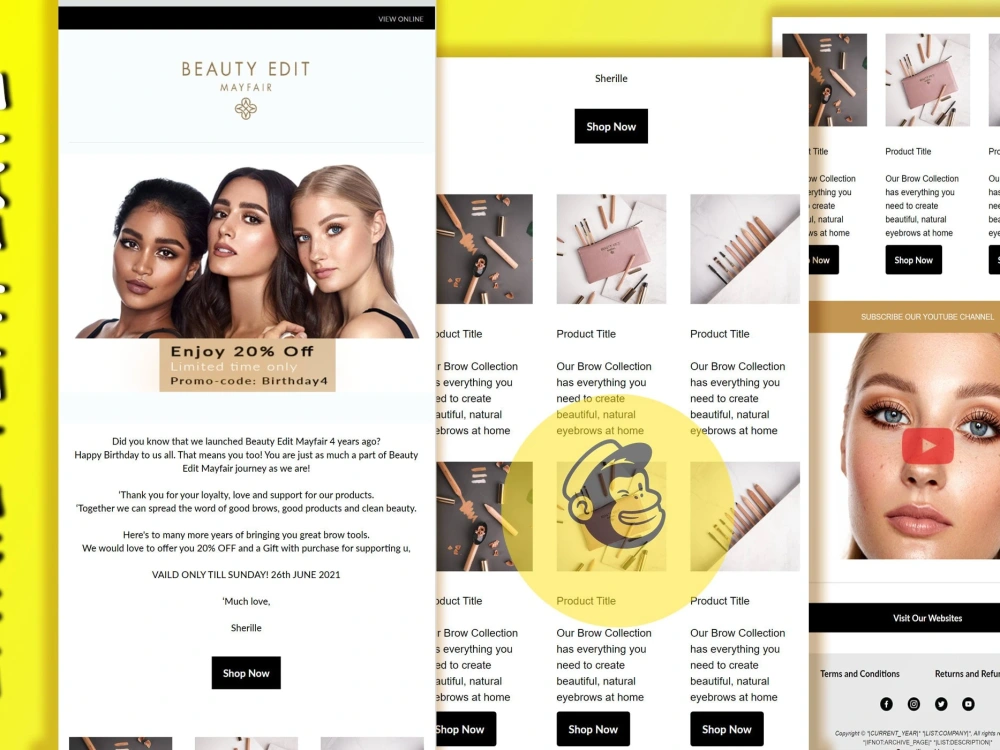An outstanding Mailchimp Email Template or Mailchimp Newsletter ...