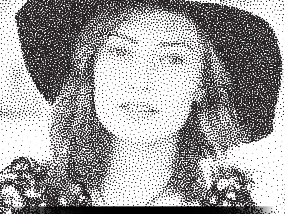 A Dot Art portrait - vector | Upwork