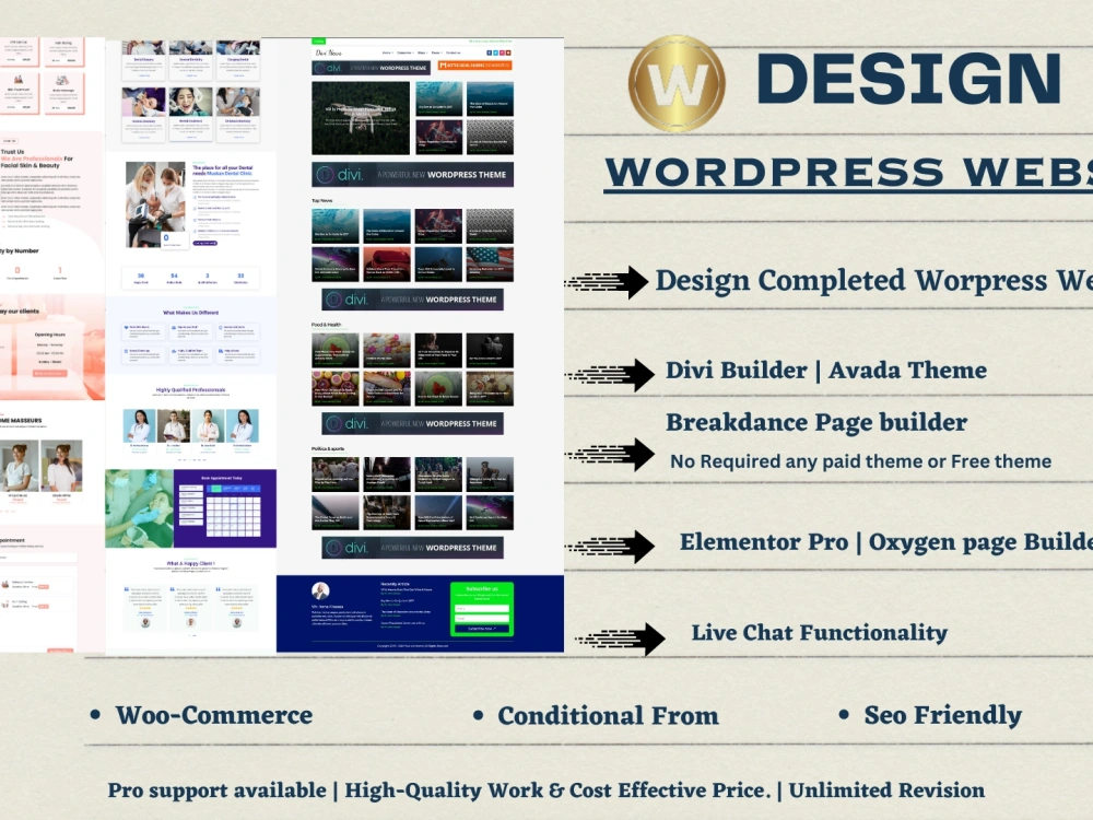 WordPress Installation | WordPress Theme Setup| Avada And Divi Expert | Upwork
