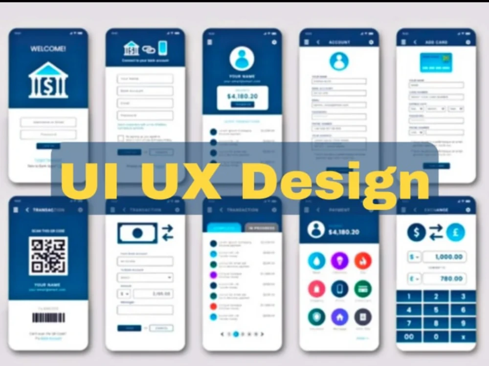 Mobile app and website ui ux design on figma and adobe xd | Upwork