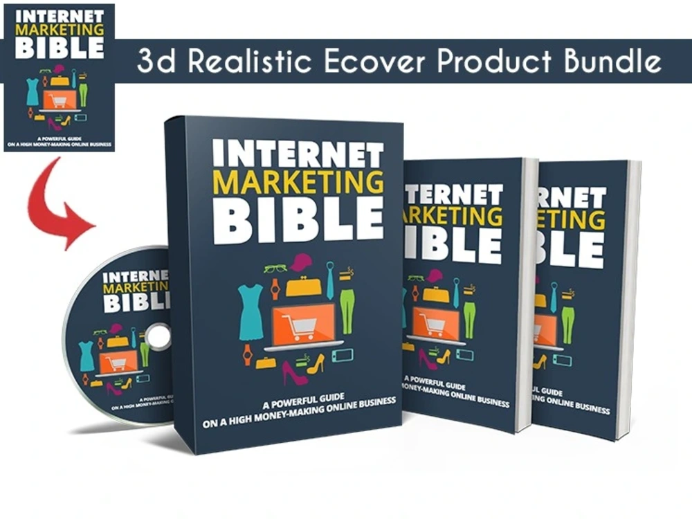 2d and 3d digital product mockup and ecover bundle | Upwork