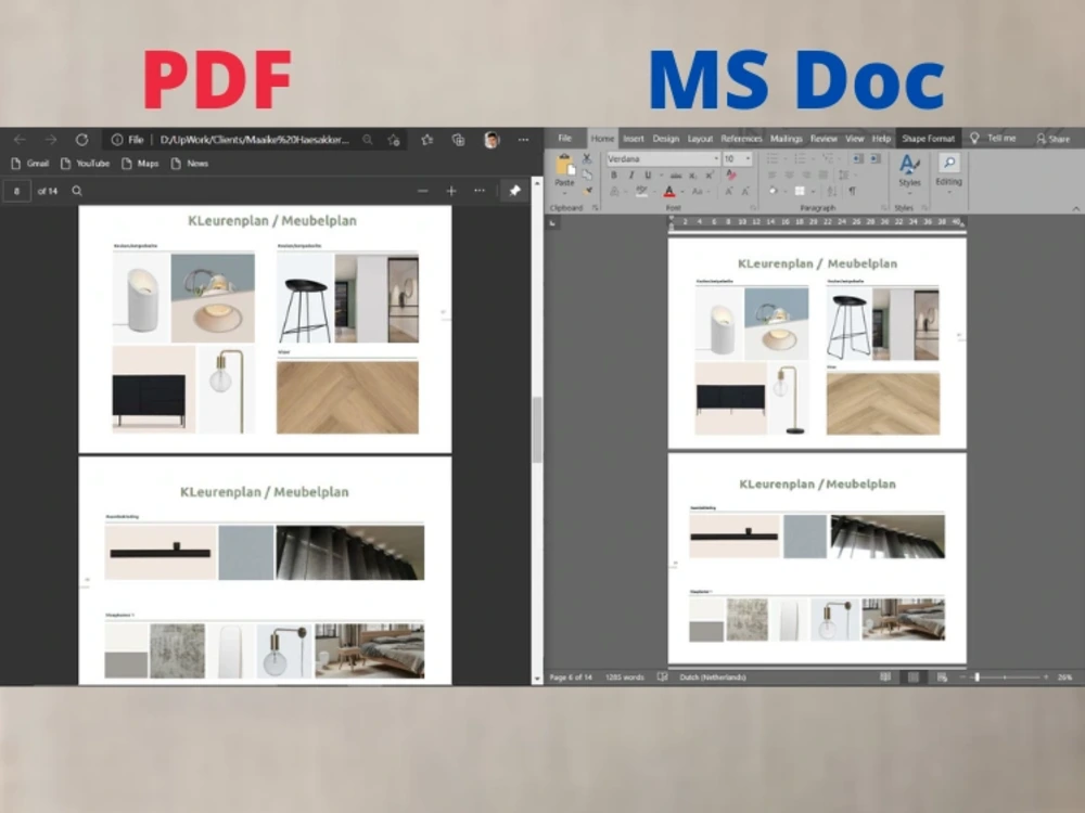 PDF Redesign/Convert/Remake into fully customizable MS Word Document ...