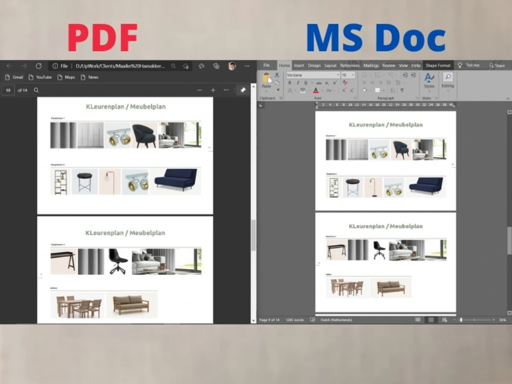 PDF Redesign/Convert/Remake into fully customizable MS Word Document ...