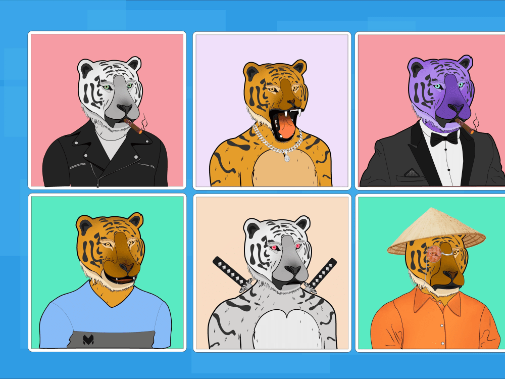 A custom cartoon NFTs character with traits | Upwork