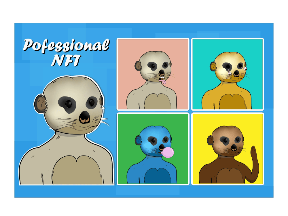 A custom cartoon NFTs character with traits | Upwork