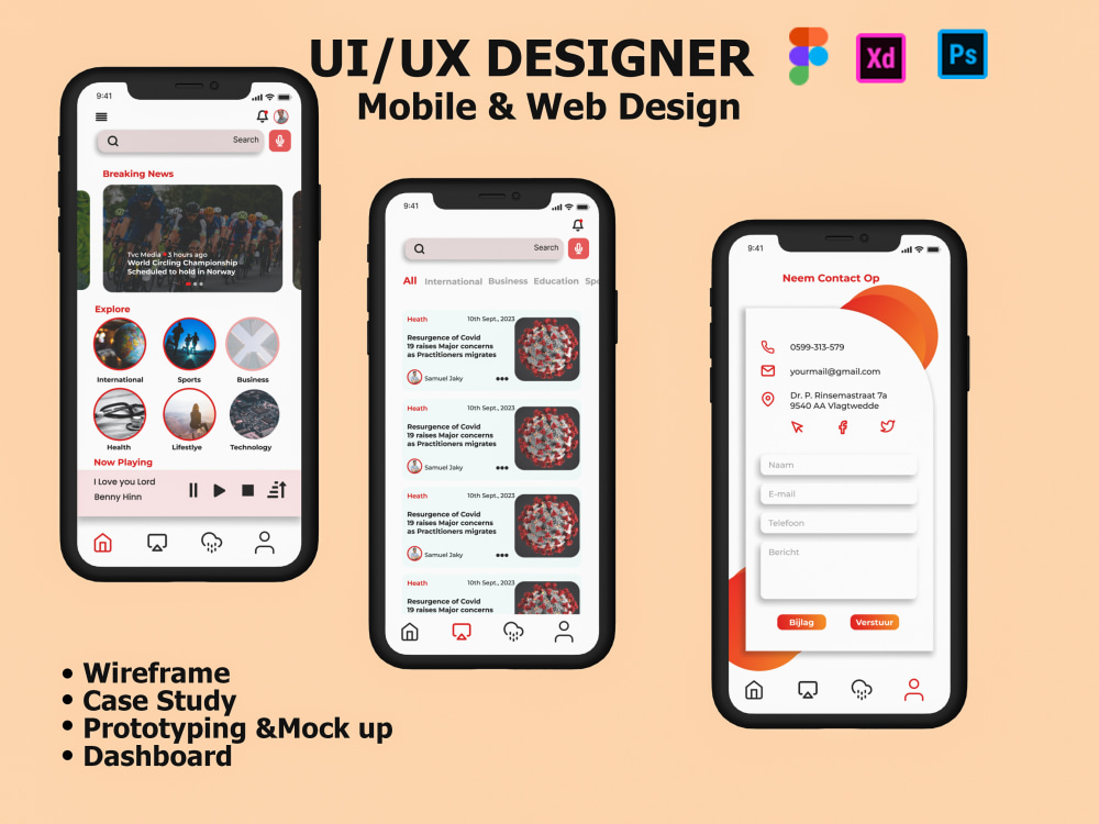 A modern Mobile App UI/UX Design / App Ui Design /App ui ux designer Figma | Upwork