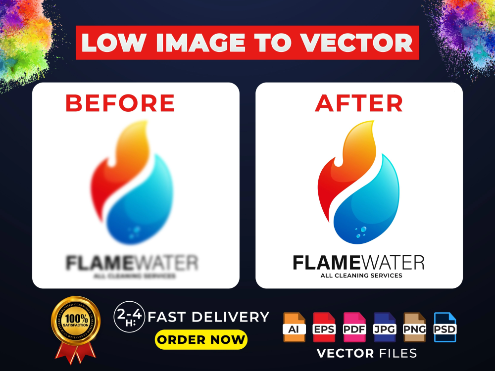 Redesign, Remake Logo or Vector Logo within 2- 4 hours | Upwork