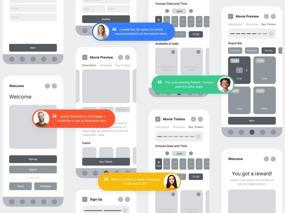 Comprehensive UX Research, Wireframing, Mockup, Prototypes for Web ...