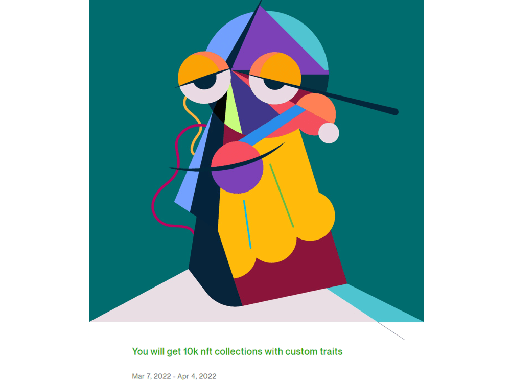 10k nft collections with custom traits | Upwork