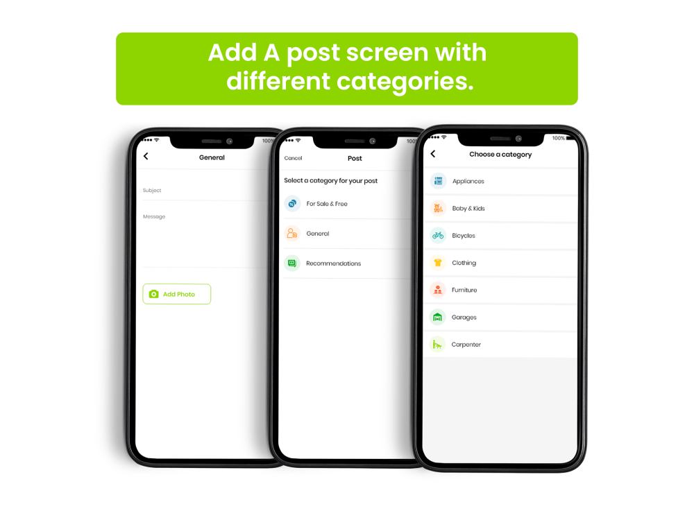 A social eCommerce iOS and Android Mobile app similar to NextDoor | Upwork