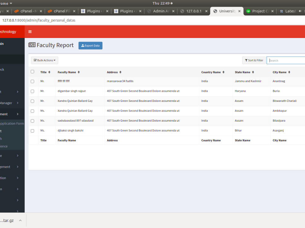 Complete Fully Secure University and College management System | Upwork