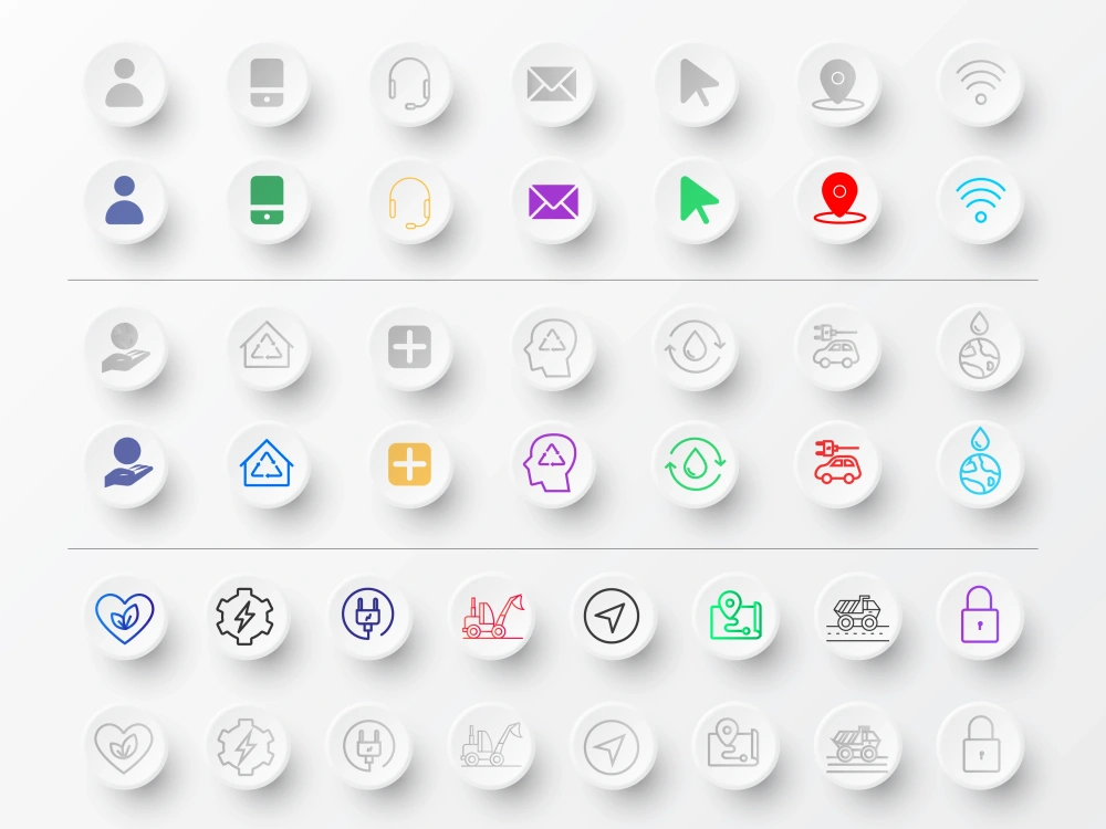 Create modern and eye catching icon design | Upwork