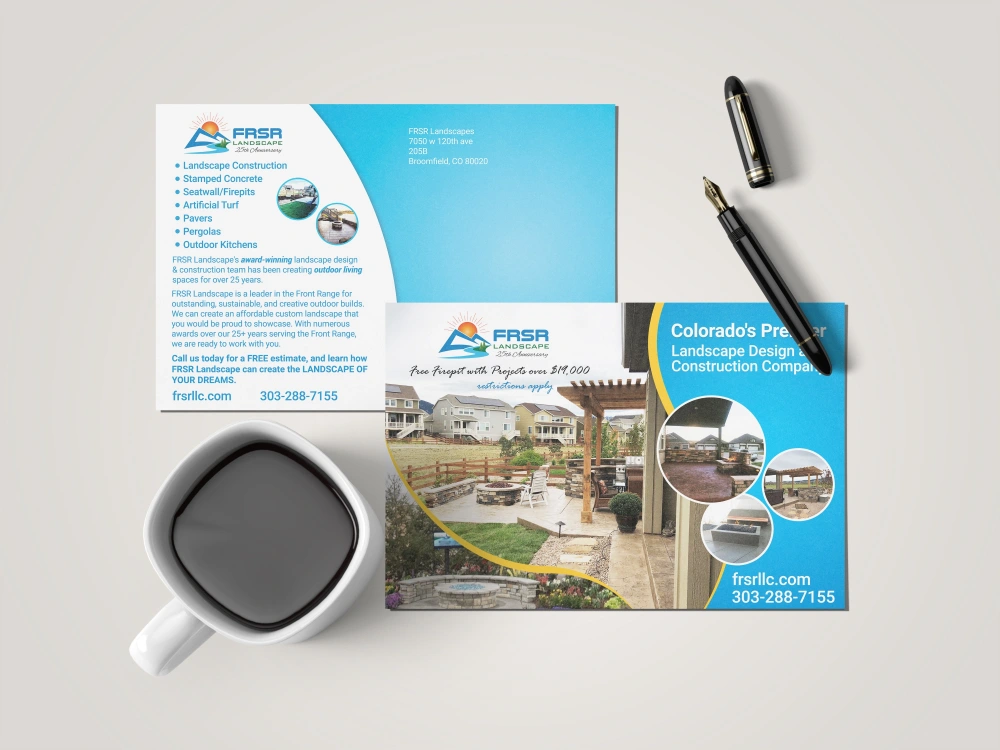 Modern and Minimal Unique and Custom Postcard Design | Upwork